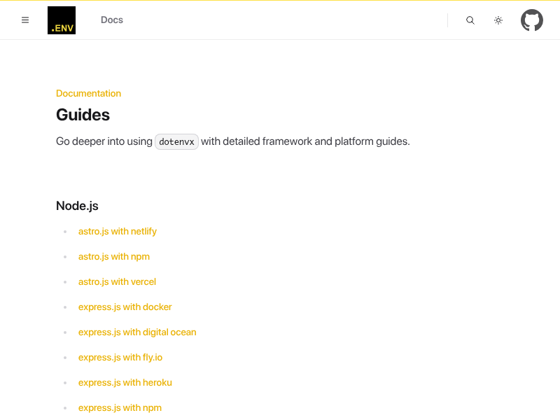 Guides | dotenvx Guides | dotenvx