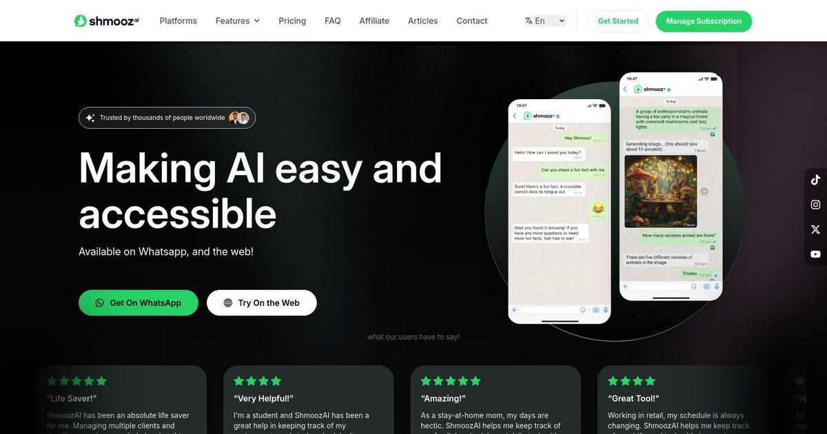 Shmooz AI - Is This The Best AI Assistant Tool in 2024? 🏆 Shmooz AI - Is This The Best AI Assistant Tool in 2024? 🏆